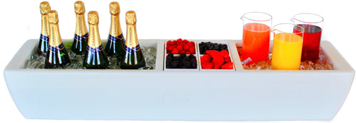 Insulated All-in-One Bar Stations: Tabletop Party Coolers that Float ...