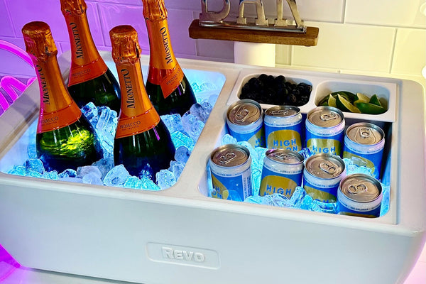 REVO White LED Light Up Ice Cube | Push button on/off | 12 Pack – REVO ...